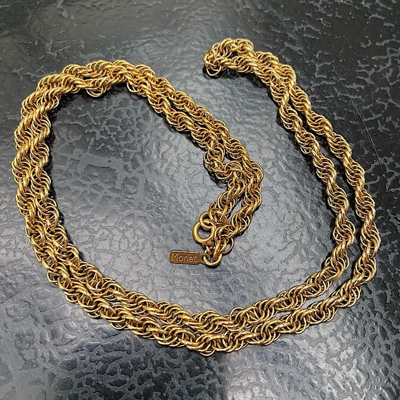 Monet | Jewelry | Vintage Monet Rope Chain Classic | Poshmark